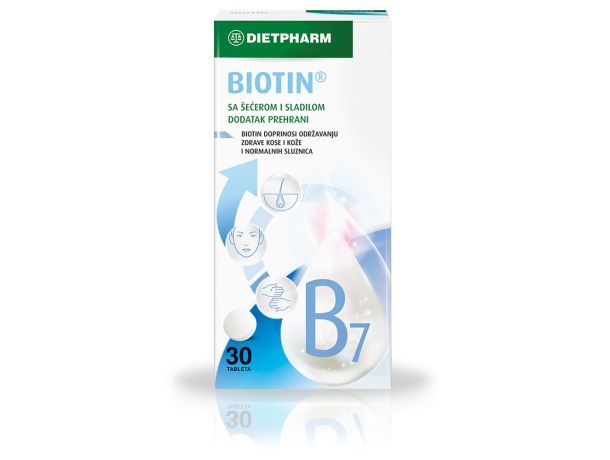 Dietpharm Biotin 30 tableta