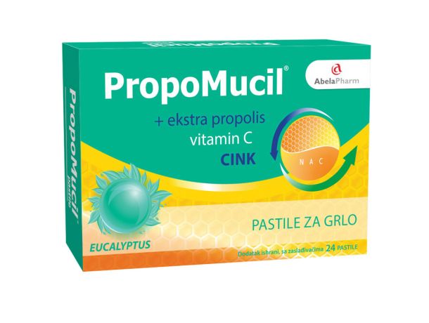 PropoMucil eukaliptus 24 pastile