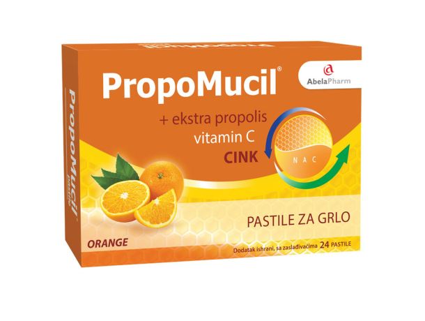 PropoMucil pomorandža 24 pastile
