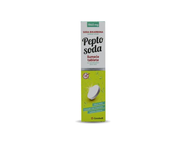 Pepto Soda Mint 20 šumećih tableta