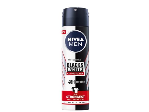 NIVEA DEO SPREJ MEN B&W MAX PROTECT. 150ml