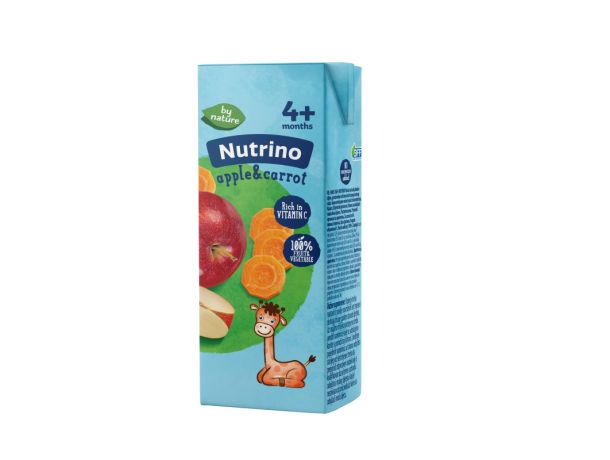 Nutrino sokić jabuka i sargarepa 200ml