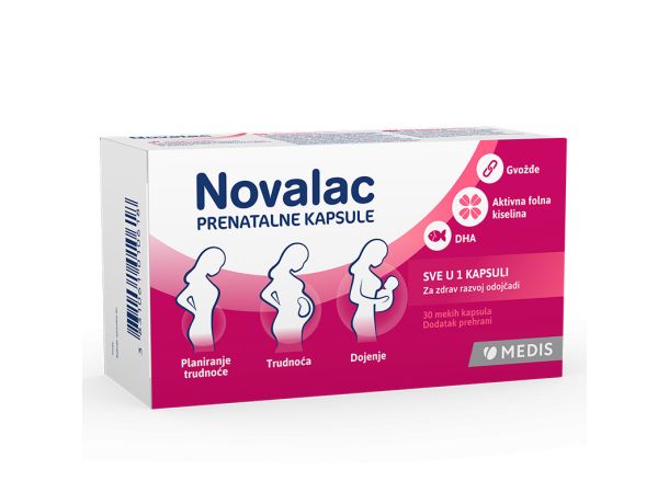 Novalac prenatalne kapsule 30 kapsula