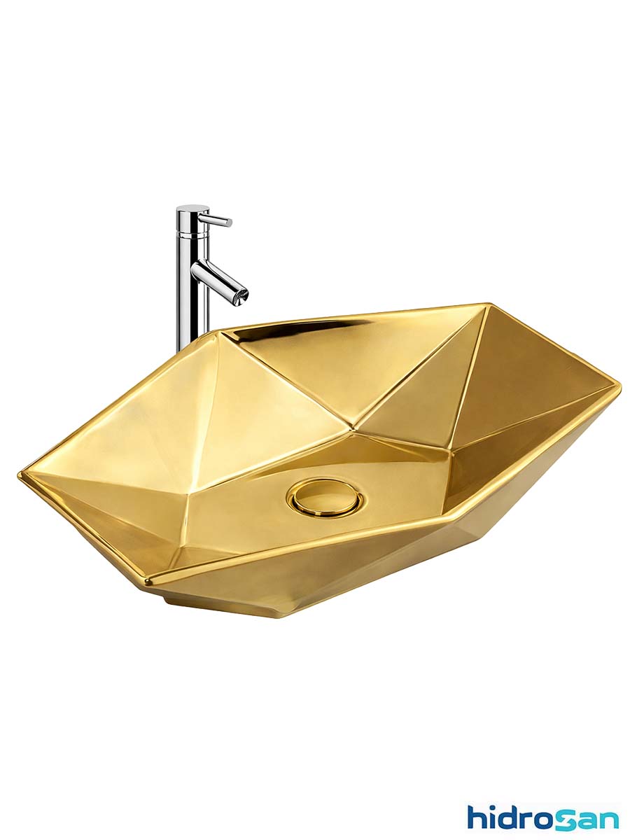 Lavabo nadgradni 13-279 zlatna Hidrosan 56,5×36,5cm