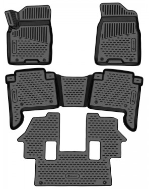 3D PATOSNICE INFINITI QX80, 2018-2023, BUCKET SEDIŠTA, SET 4 KOM.