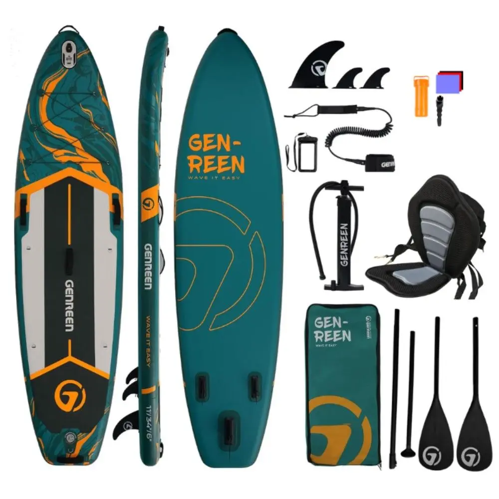 GENREN XXL Zelena SUP Daska
