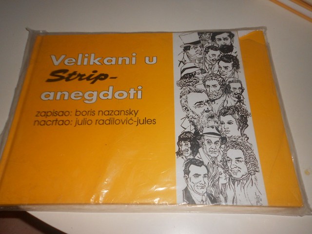 velikani u strip anegdoti - jules radilović