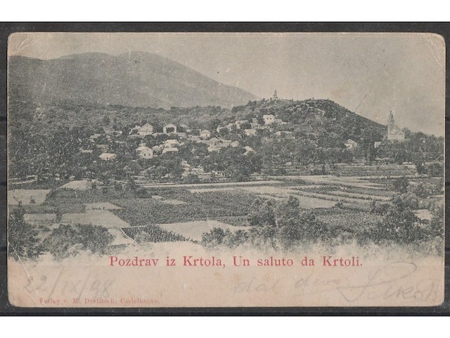 Crna Gora - Krtoli - crkva  1898