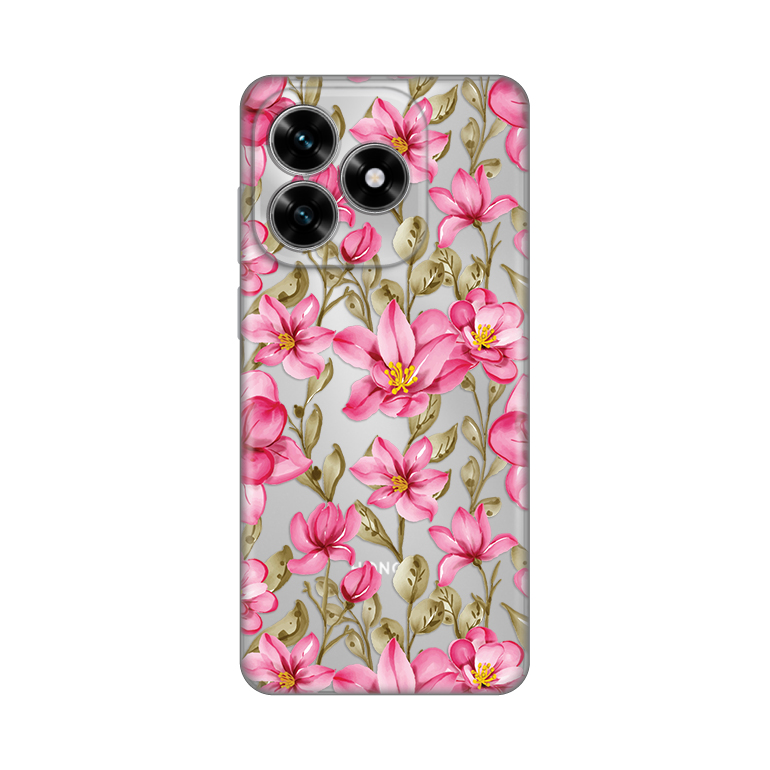 Zastitna silikonska maska (futrola) PRINT - Huawei Honor X5c Plus Magnolia