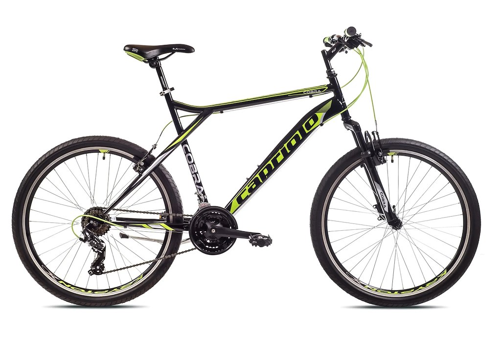 Muški bicikl CAPRIOLO COBRA 2.0 26' CRNO-ZE/20' crni, Crna, 20'