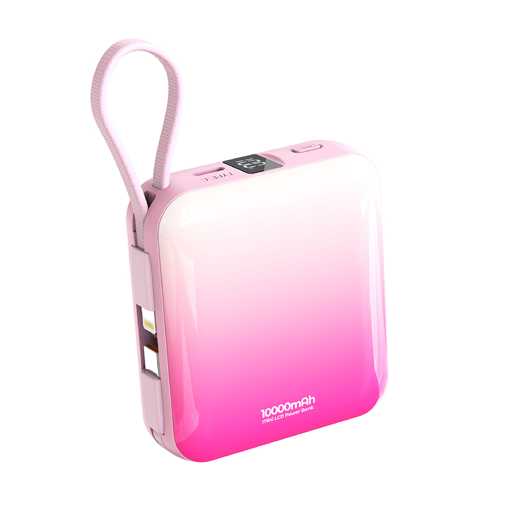 Back Up baterija (univerzalna) Moxom MX-PB155 fast 10000mAh SCP 22.5W QC18W+ PD20W 3A pink (MS)