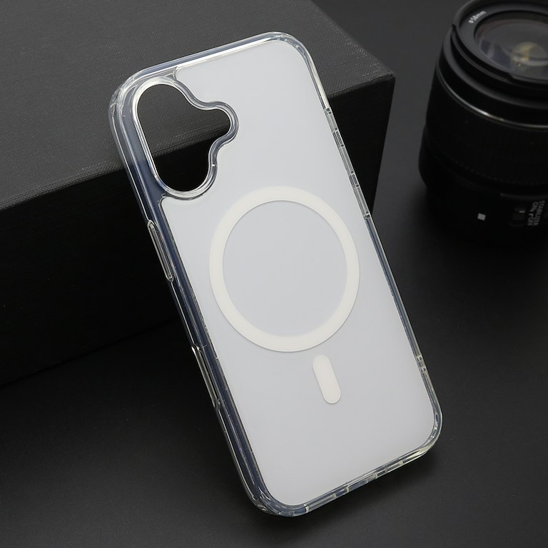 Zastitna maska (futrola) AMBER COLOR MagSafe - iPhone 17 bela (MS)