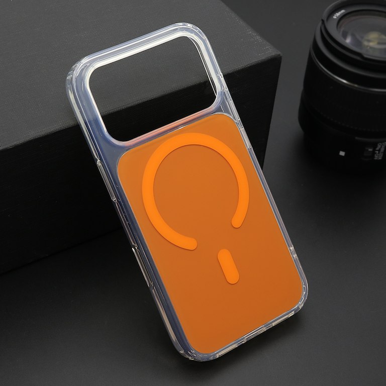 Zastitna maska (futrola) AMBER COLOR MagSafe - iPhone 17 Pro narandzasta (MS)
