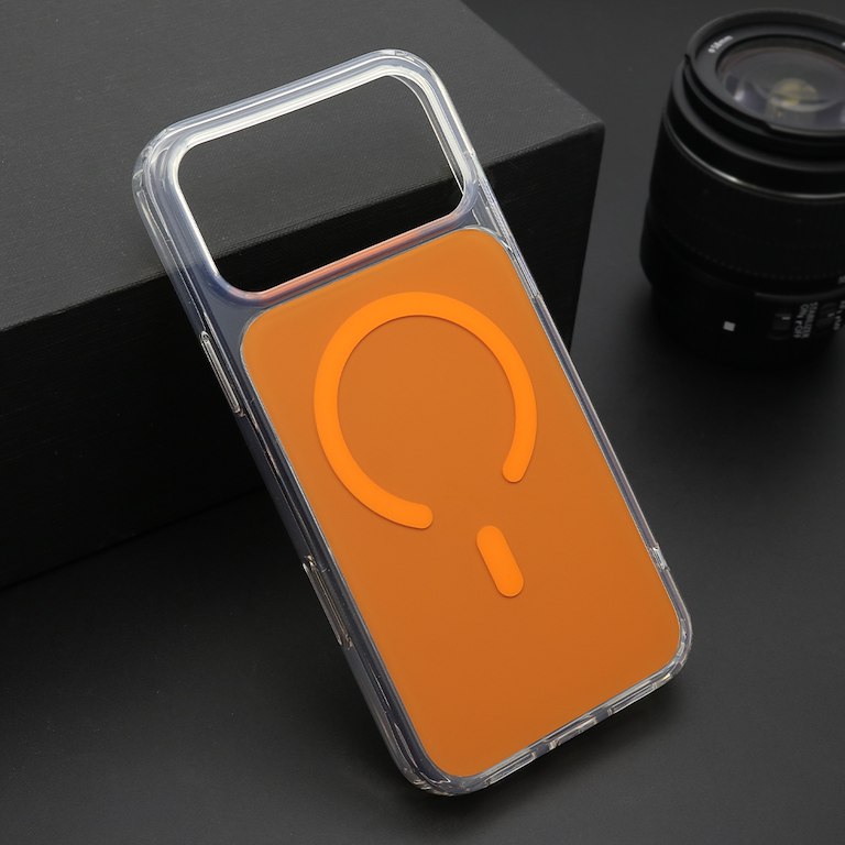Zastitna maska (futrola) AMBER COLOR MagSafe - iPhone 17 Pro Max (6.9) narandzasta (MS)