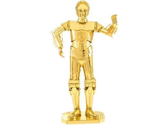 Metal Earth 3D metalna maketa STAR WARS Robot C-3PO gold