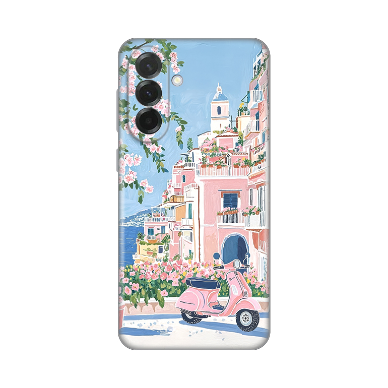 Zastitna silikonska maska (futrola) PRINT - Samsung A376 Galaxy A37 5G Pink Italy