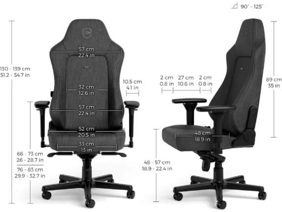NOBLECHAIRS Gaming stolica HERO TX 150kg