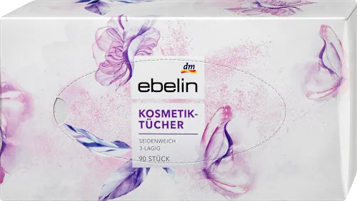 ebelin
Kozmetičke maramice 3-slojne, 90 kom