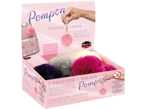 Praxis Privezak za ključeve Pompon 23249