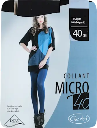 Gerbi
COLLANT MICRO 40 DEN crne hulahopke- veličina 4, 1 kom