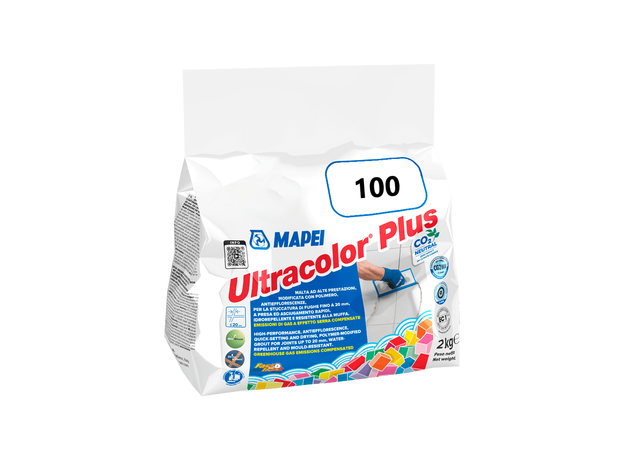 Mapei Ultracolor Plus 100 Bela – fug masa (2kg)