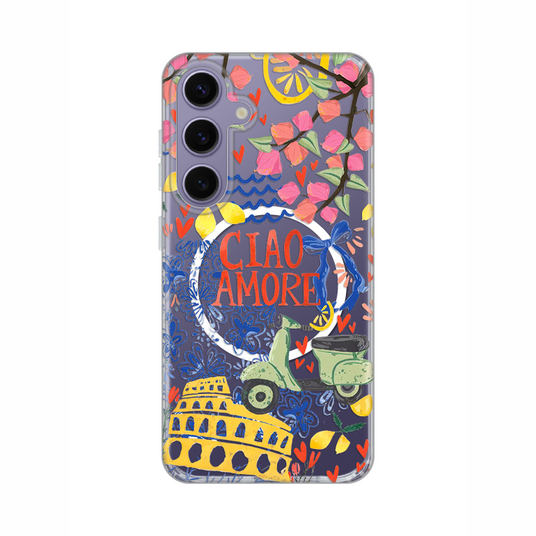 Zastitna maska (futrola) print Magsafe - Samsung S921B Galaxy S24 Ciao Amore