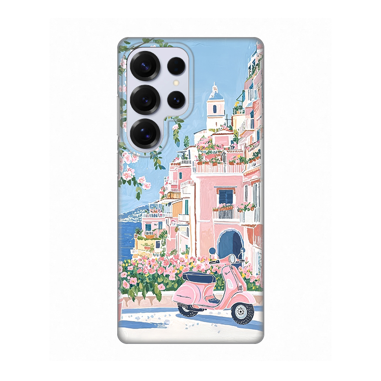 Zastitna silikonska maska (futrola) PRINT - Samsung S938 Galaxy S25 Ultra Pink Italy