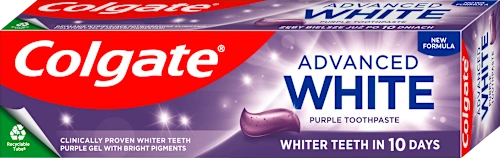 Colgate
ADVANCED WHITE PURPLE pasta za zube, 75 ml