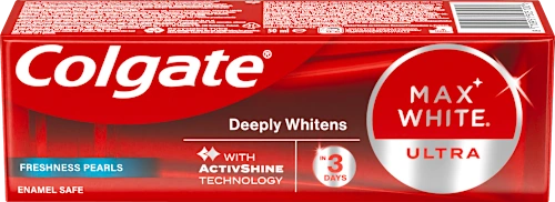Colgate
MAX WHITE pasta za zube ULTRA FRESHNESS PEARLS, 50 ml