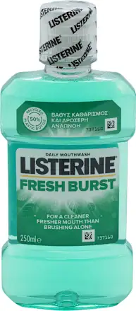 LISTERINE
FRESH BURST tečnost za ispiranje usta, 250 ml