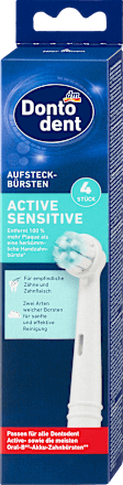 Dontodent
Univerzalne zamenske glave za električnu četkicu Active Sensitive, 4 kom