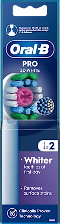 Oral-B
PRO 3D WHITE glave za električnu četkicu za zube, 2 kom