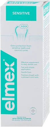 elmex
SENSITIVE PLUS tečnost za ispiranje usta, 400 ml