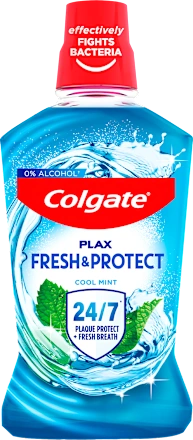Colgate
PLAX FRESH&PROTECT 24/7 tečnost za ispiranje usta - COOL MINT, 500 ml