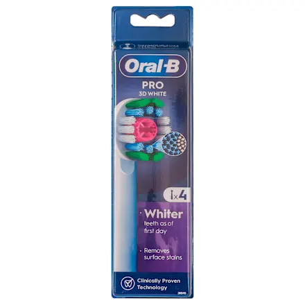 Oral-B
PRO 3D WHITE glave za električnu četkicu, 4 kom