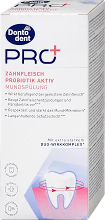 Dontodent PRO+
PRO+ tečnost za ispiranje usta, 400 ml