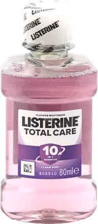 LISTERINE
TOTAL CARE tečnost za ispiranje usta CLEAN MINT, 80 ml