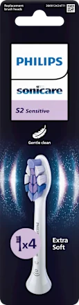 PHILIPS sonicare
S2 Sensitive zamenske glave za električnu četkicu za zube HX6054/87, 4 kom