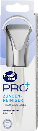 Dontodent PRO+
Čistač jezika od hirurškog čelika, 1 kom