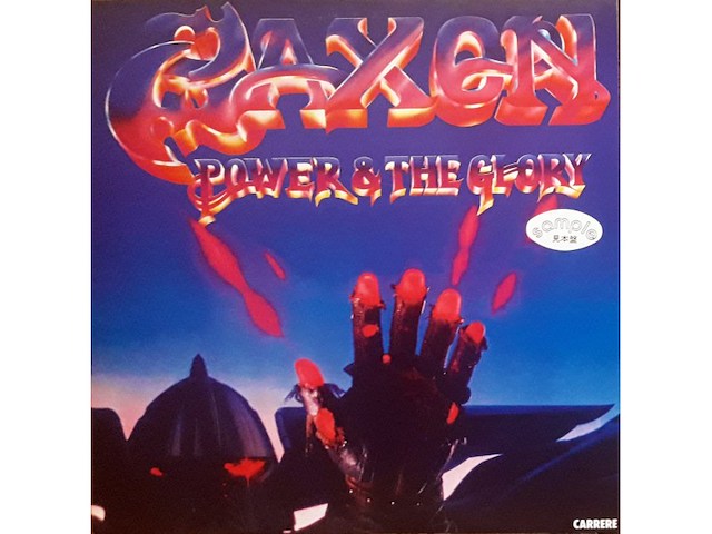 LP*: SAXON - POWER &;; THE GLORY (JAPAN PROMO 1983) MINT