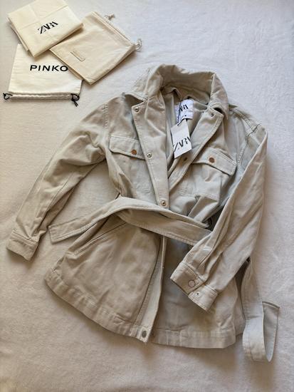 Zara nov teksas mantil XS-S