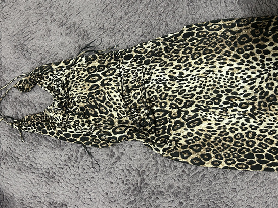 Zara leopard haljina otvorena ledja