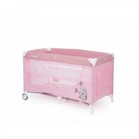 Kikka Boo Krevetac DAY & NIGHT II nivoa sa pultom Rabbit pink KKB30043