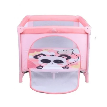 Kikka Boo Prenosiva ogradica sa zipom ENJOY Panda pink KKB50013
