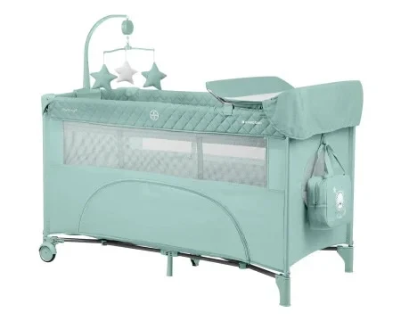Kikka Boo Krevetac NIGHTY NIGHT II nivoa sa rancem i pultom mint KKB11120