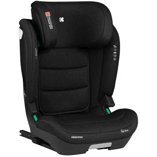 Kikka Boo Autosedište 100-150 cm I-SCOUT I-SIZE ISOFIX black KKB51021