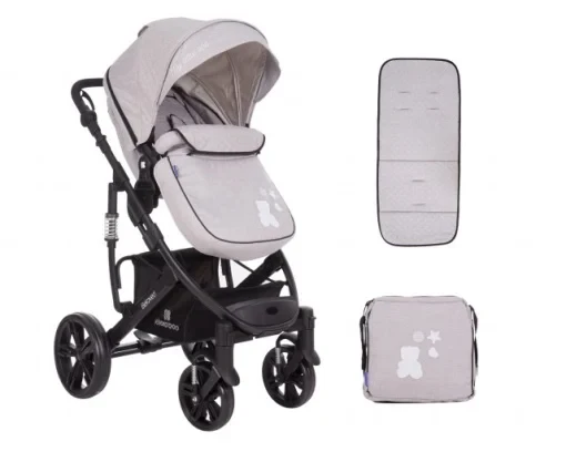 Kikka Boo Kolica BELOVED light grey KKB10121A