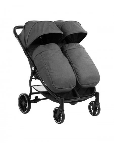 Kikka Boo Kolica za blizance HAPPY 2 dark grey KKB40006