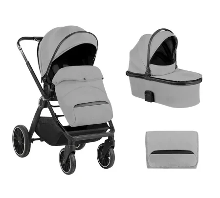 Kikka Boo Kolica TIFFANY light grey set 2in1 sa tvrdom korpom KKB20152