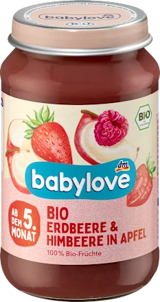 babylove
Kašica - jagoda i malina u jabuci, od 5. meseca, 190 g
Dijetetska namirnica